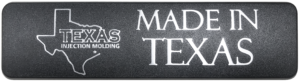 Custom Injection Molded Badges & Nameplates | Texas Injection Molding